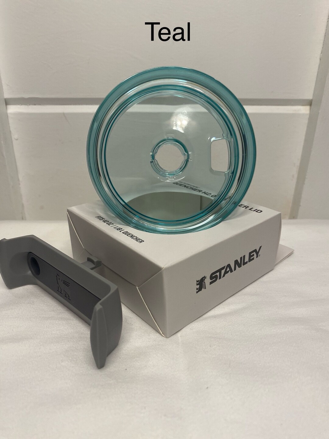 Teal Dyed Stanley 30 or 40oz Lid Clear - Etsy
