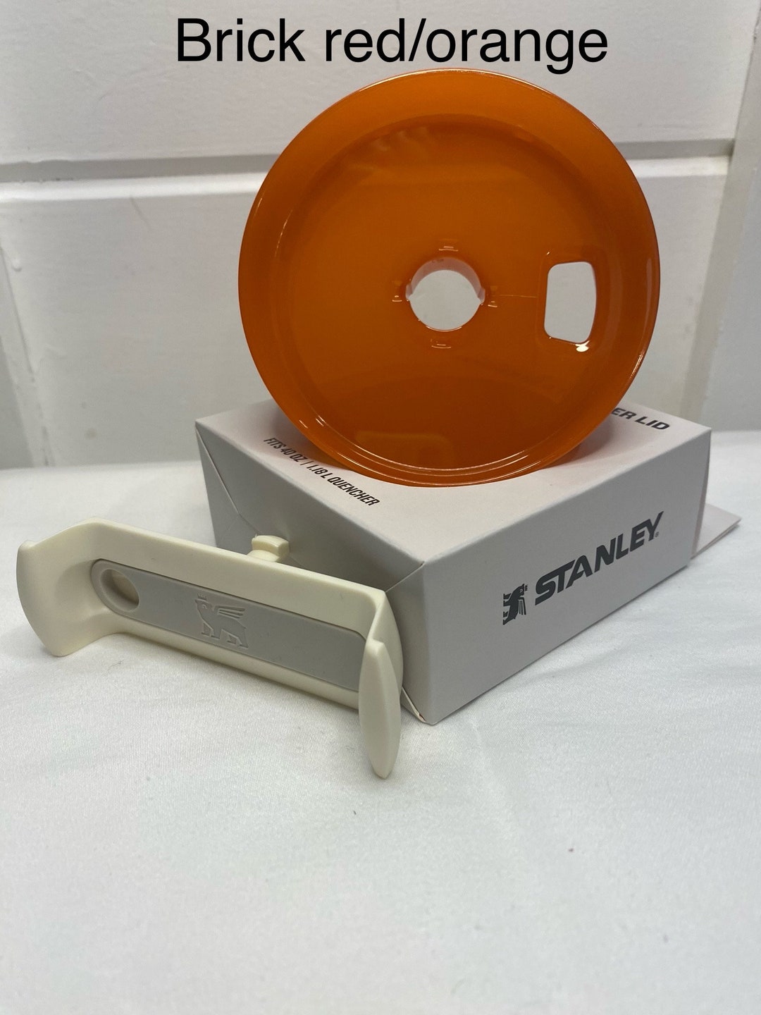 Brick Red/orange Dyed Stanley 30 or 40oz Lid Frosted - Etsy