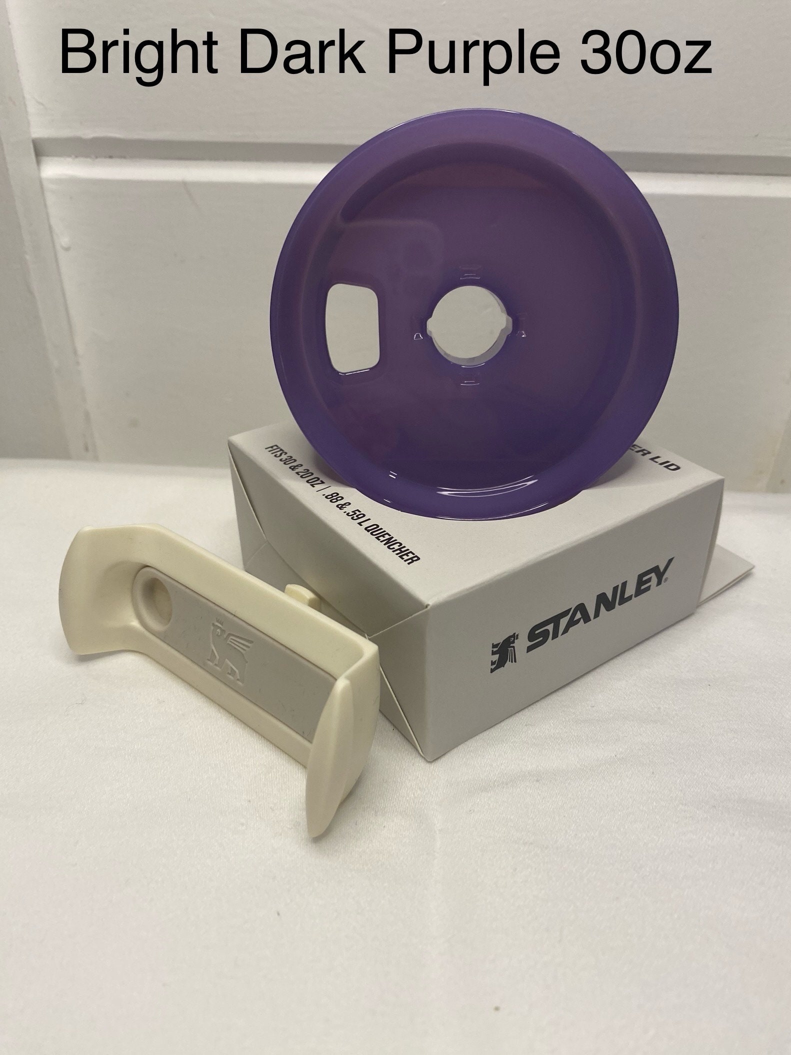 Bright Dark Purple Dyed Stanley 30 or 40oz Lid Frosted - Etsy