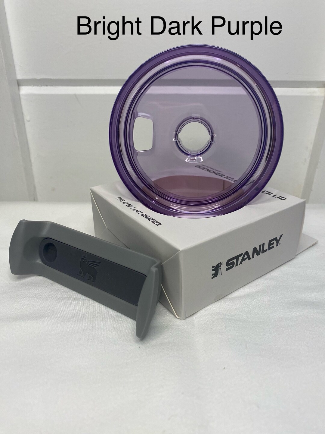 Bright Dark Purple Dyed Stanley 30 or 40oz Lid Clear - Etsy