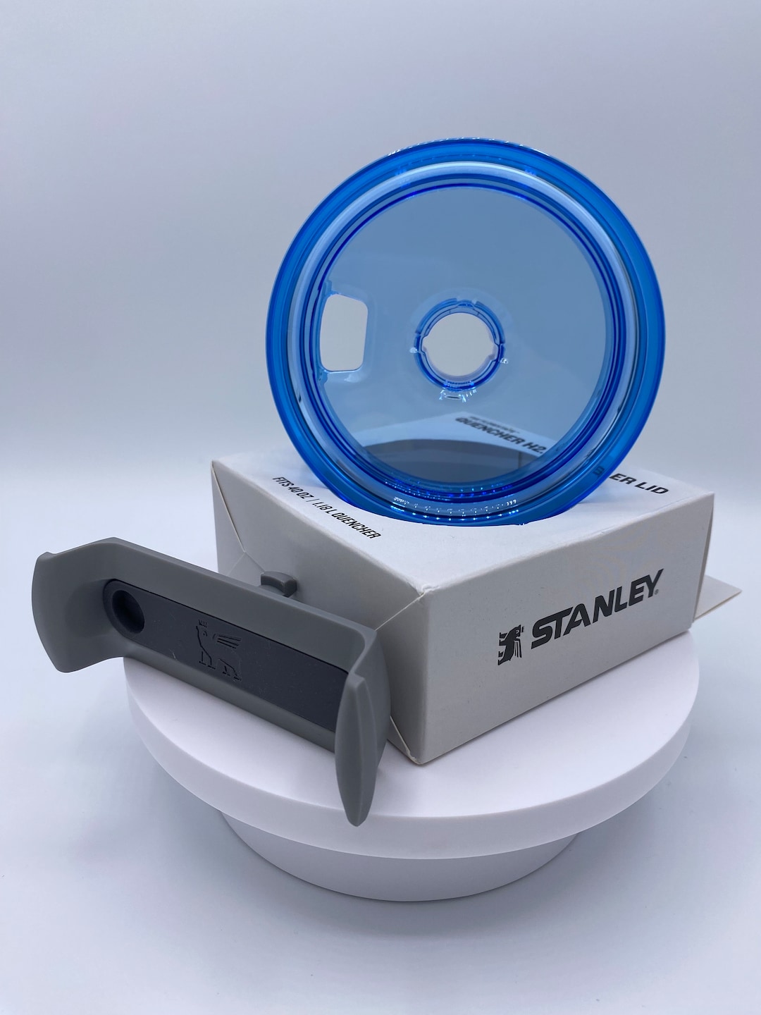 Cobalt Blue Dyed Stanley 30 or 40oz Lid Clear - Etsy