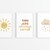 Smiling Sun Poster, Happy Sun Printable, Yellow Sun Print, Boho Nursery ...