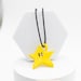 Y2K Mario Super Star Necklace - Super Mario Bros -nintendo Merch - Clay ...