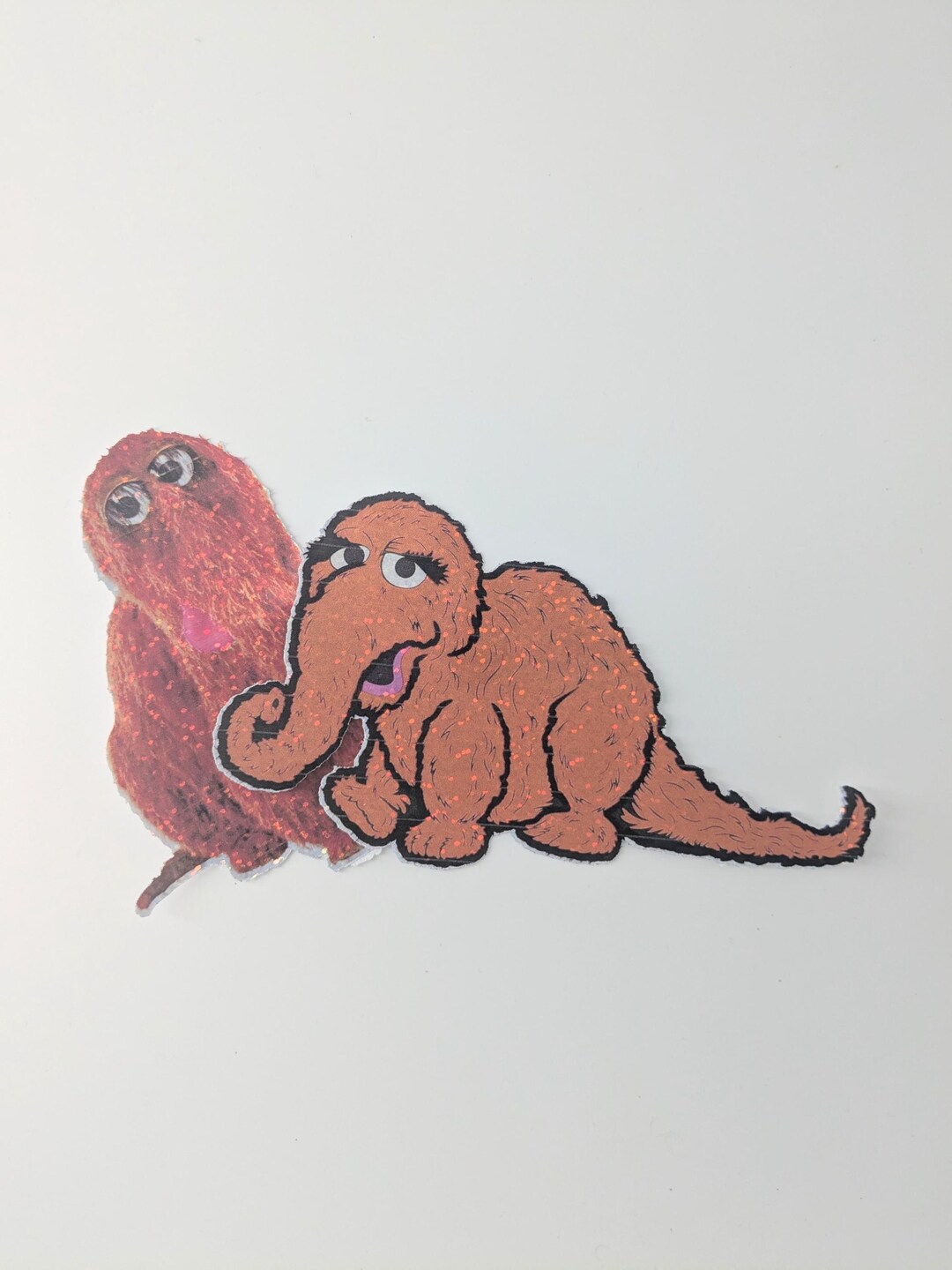 Mr. Snuffleupagus - Sesame Street - Holographic Sticker - Etsy