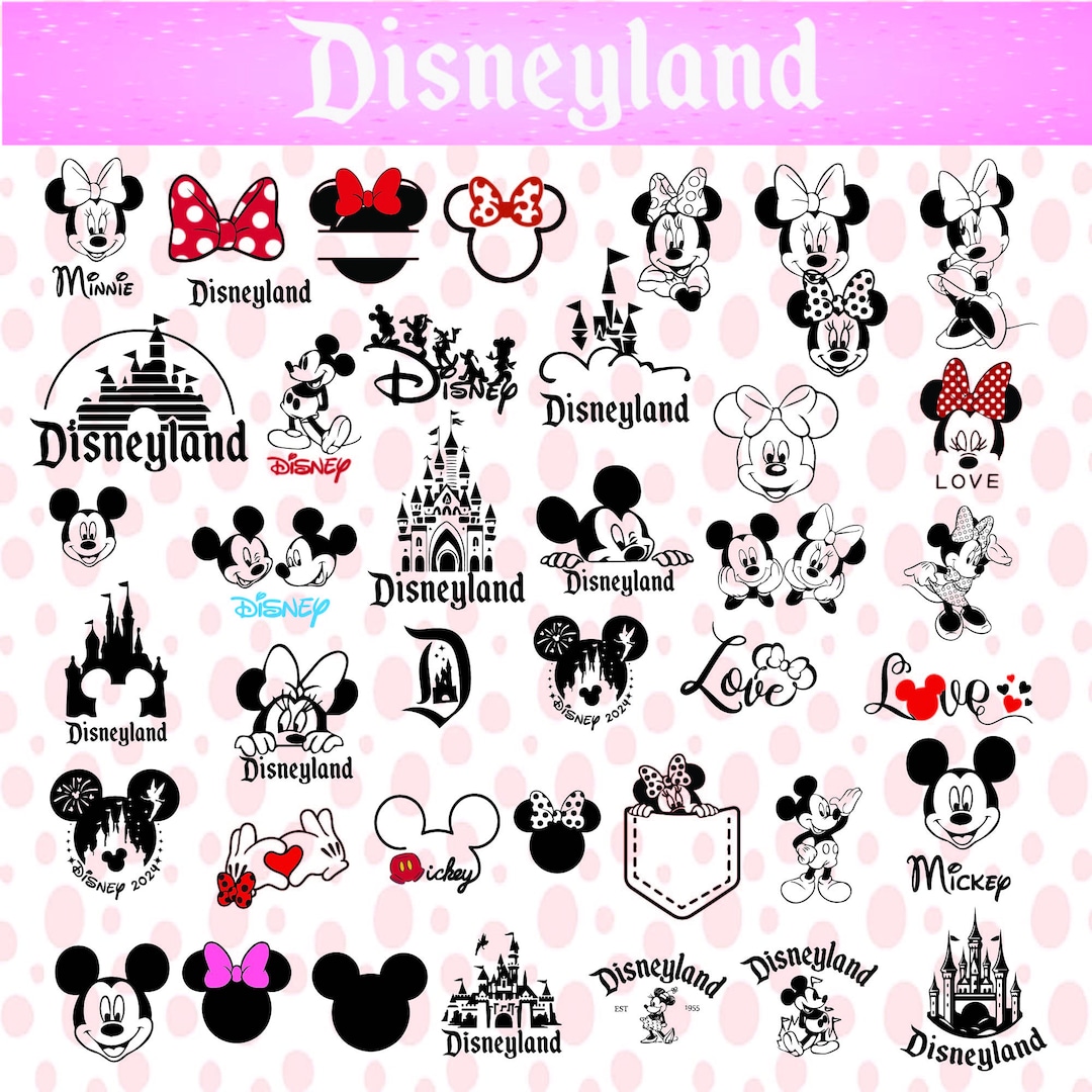 Disneyland Text Svg,disneyland Alphabet Svg,disneyland Font Svg ...