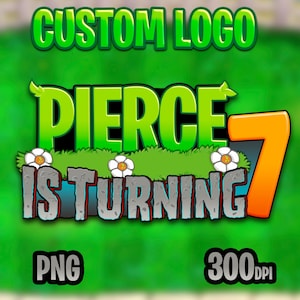 Custom Plants Vs Zombies Logo - Personalized Gaming Graphic, Digital ...