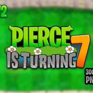 Custom Plants Vs Zombies Logo - Personalized Gaming Graphic, Digital ...