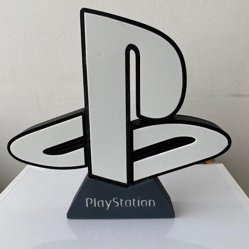 3d Playstation Lamp - Etsy
