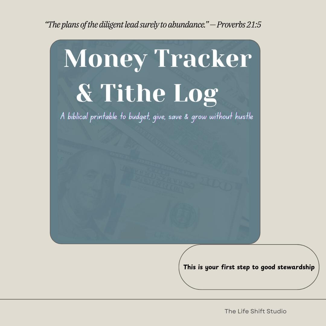 Faith-based Budget Planner: Money Tracker & Tithe Log (digital Download ...