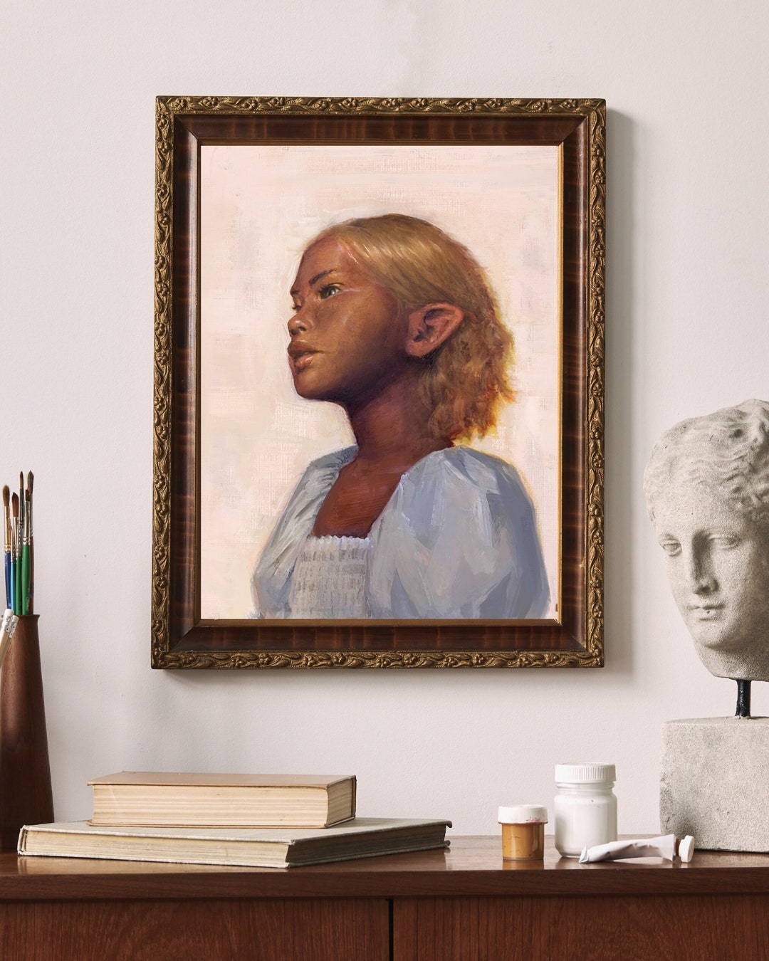 Hope - Oil Painting of Elven Child - Etsy