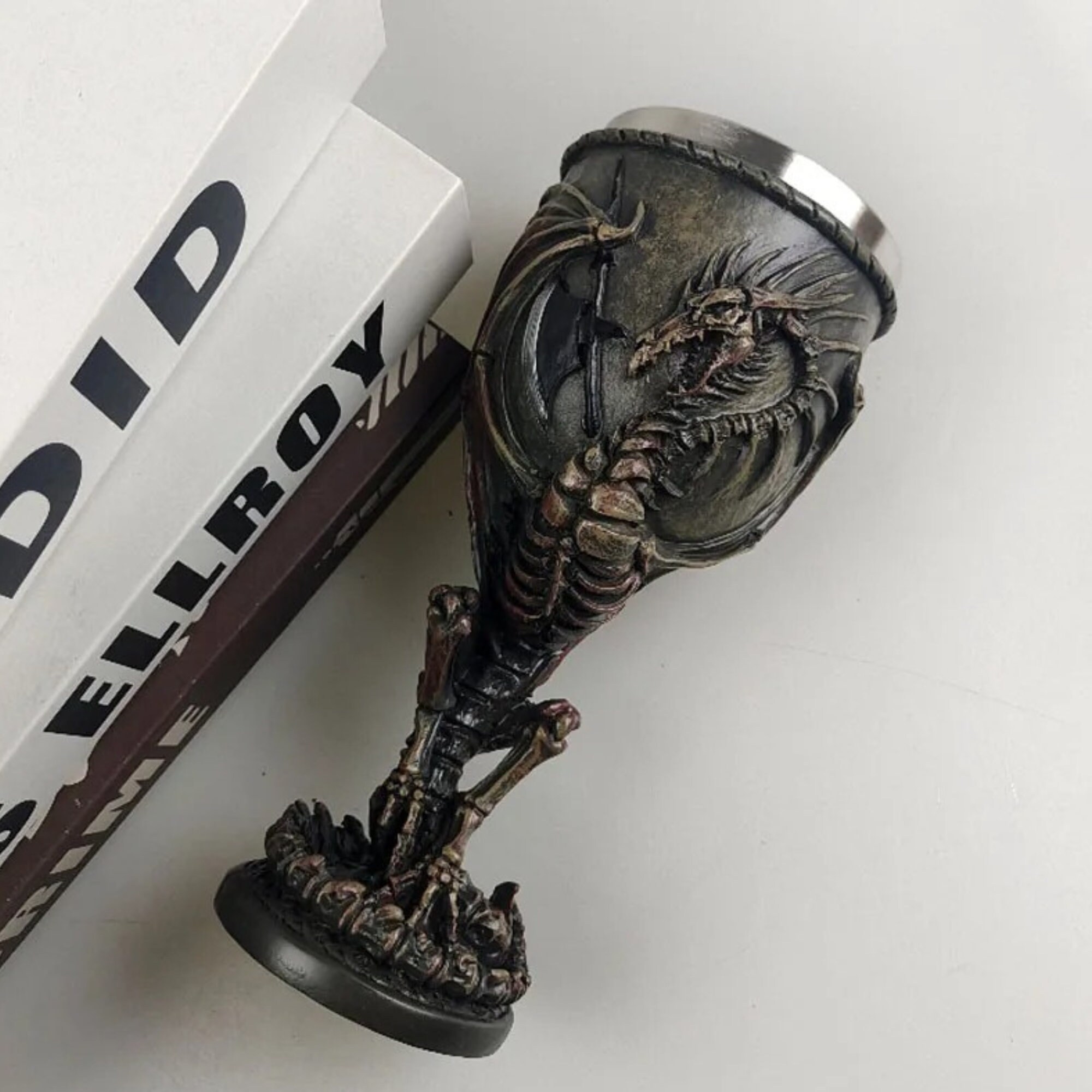 3D Dragon Glass Medieval Glass Dragon House Chalice Goblet Dragon Queen ...