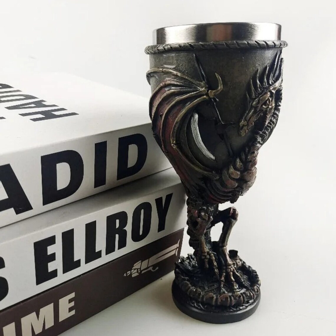 3D Dragon Glass Medieval Glass Dragon House Chalice Goblet Dragon Queen ...