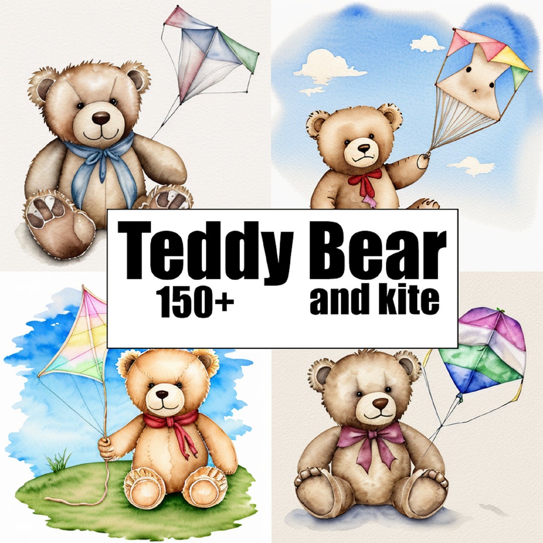 Teddy Bear Clipart, 150PNG Teddy Bear Clipart, and Kite Clipart ...