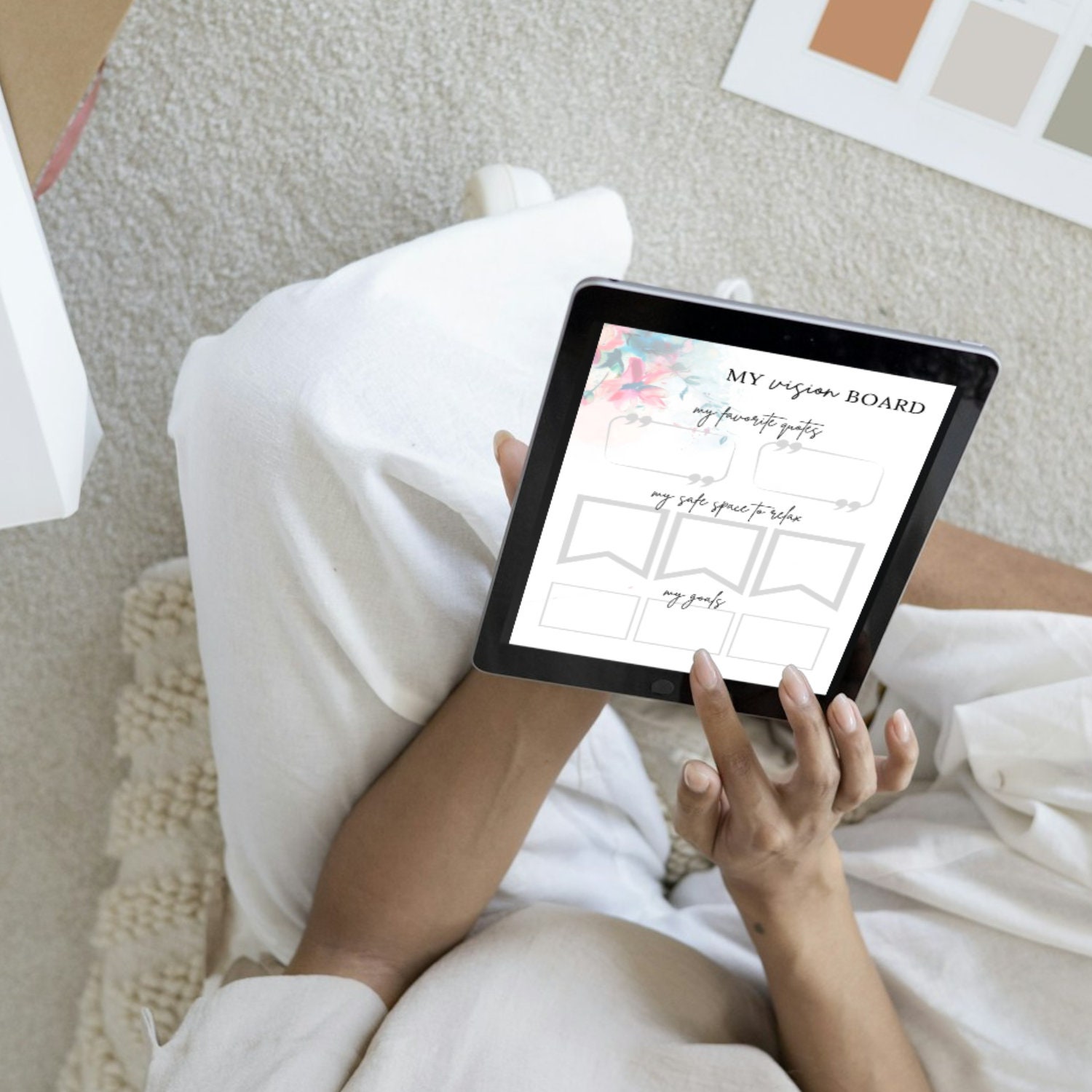 Vision Book Journal - Digital Download and Printable Files. Floral ...