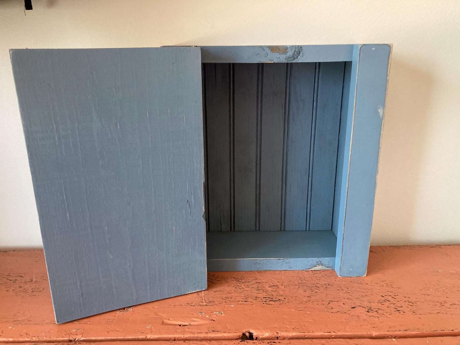 Mini Storage Cupboard / Box. Rustic Weathered Finish - Etsy