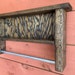 Rustic Wood Towel Rack, Country Farm House, Kitchen Shelf, Bathroom ...