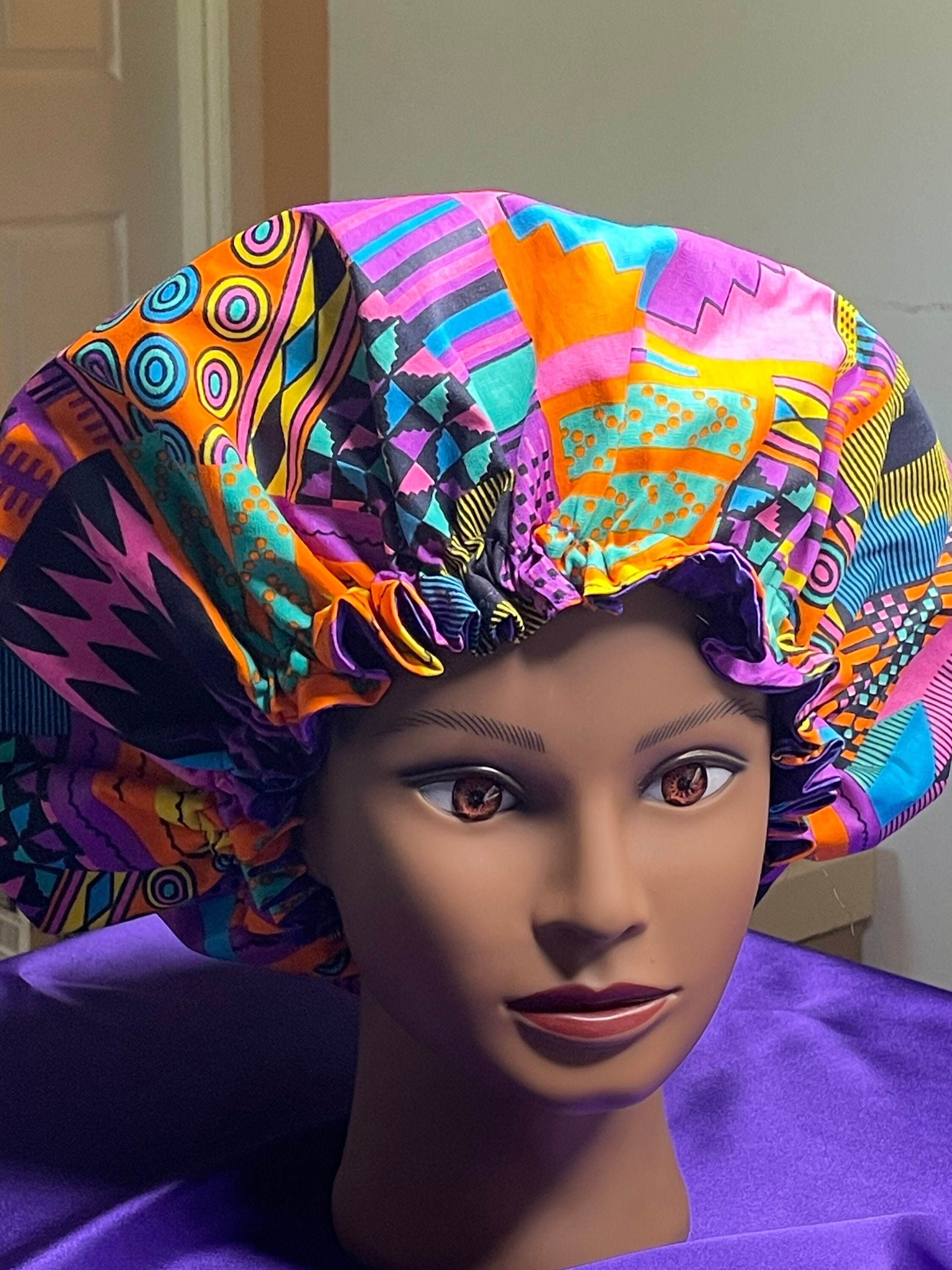 Satin Lined Sleeping Bonnet African Ankara - Etsy