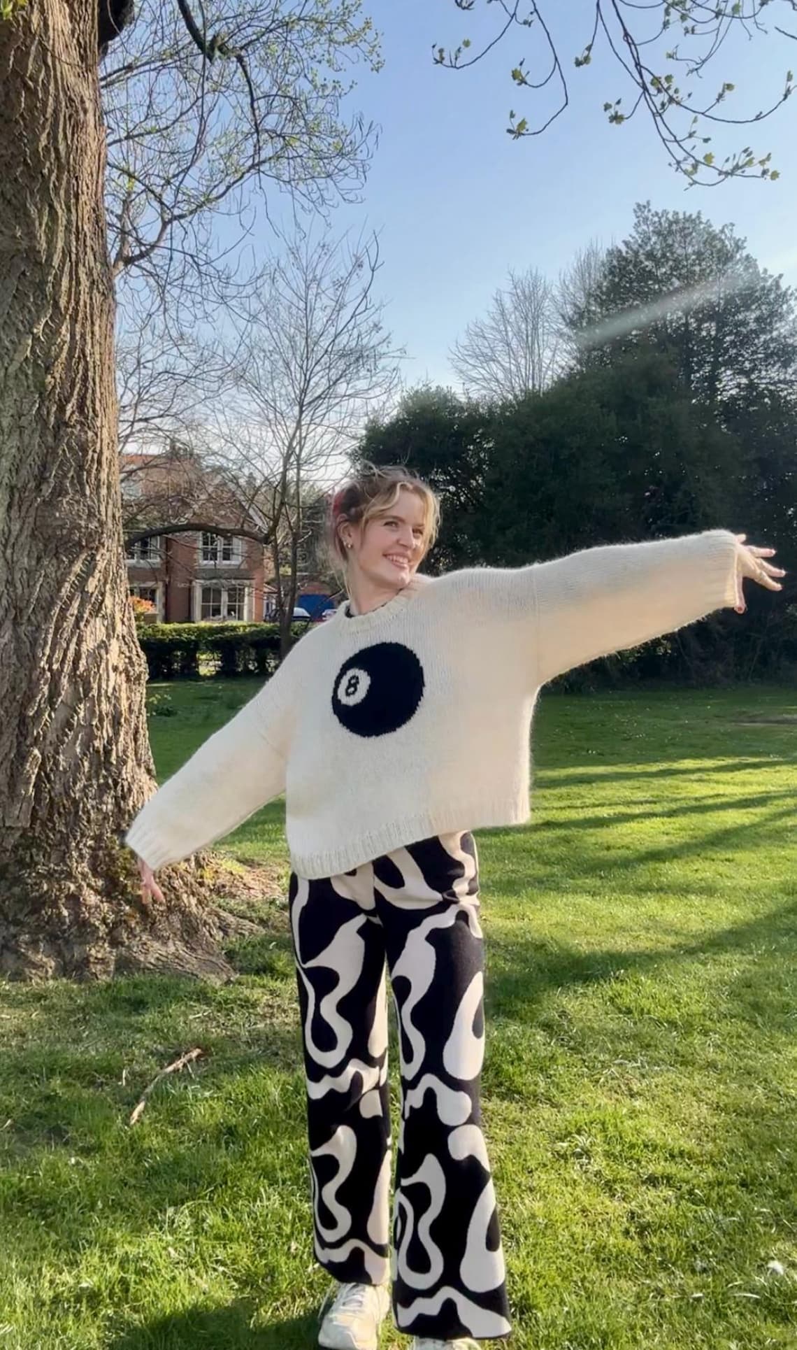 Too Cool for Pool Sweater Knitting Pattern (8-ball Graphic Sweater) - Etsy