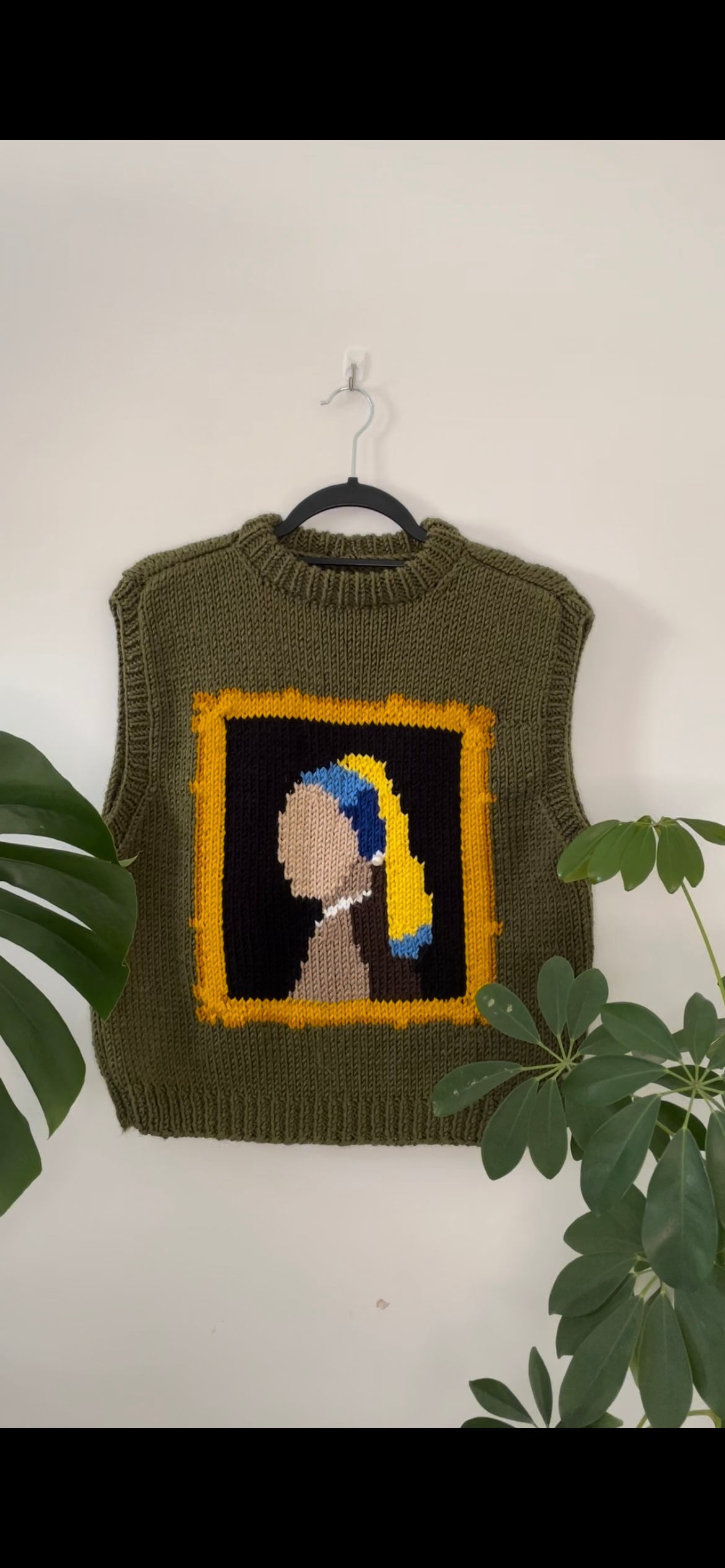Work of Art Vest: Girl With a Pearl Earring Knitting Pattern - Etsy