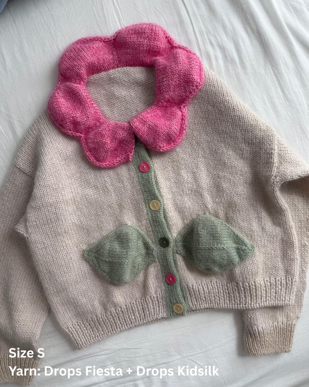 Crazy Daisy Cardigan Knitting Pattern - Etsy