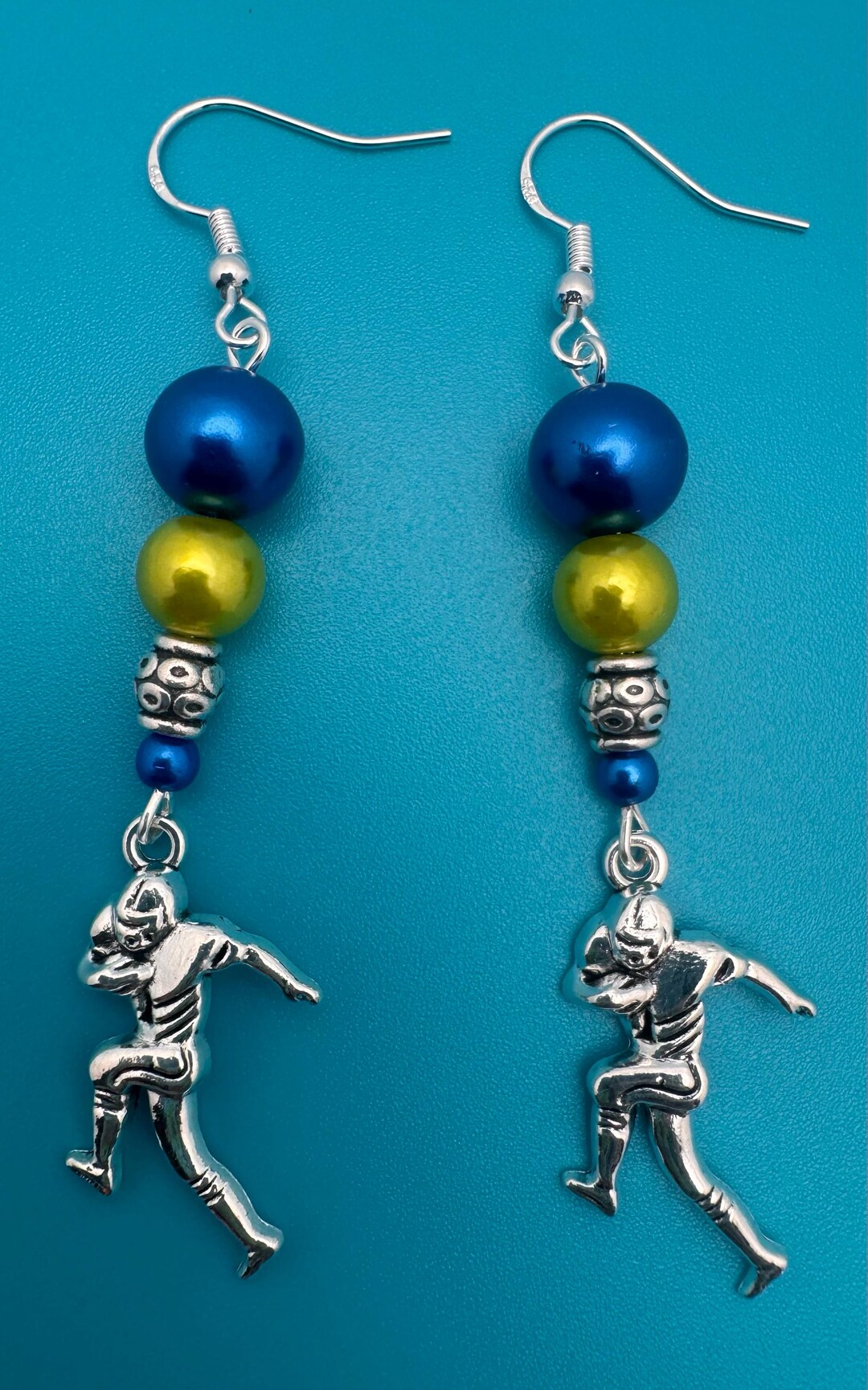 Touchdown! Seattle Seahawk Dangle Charm Earrings - Etsy