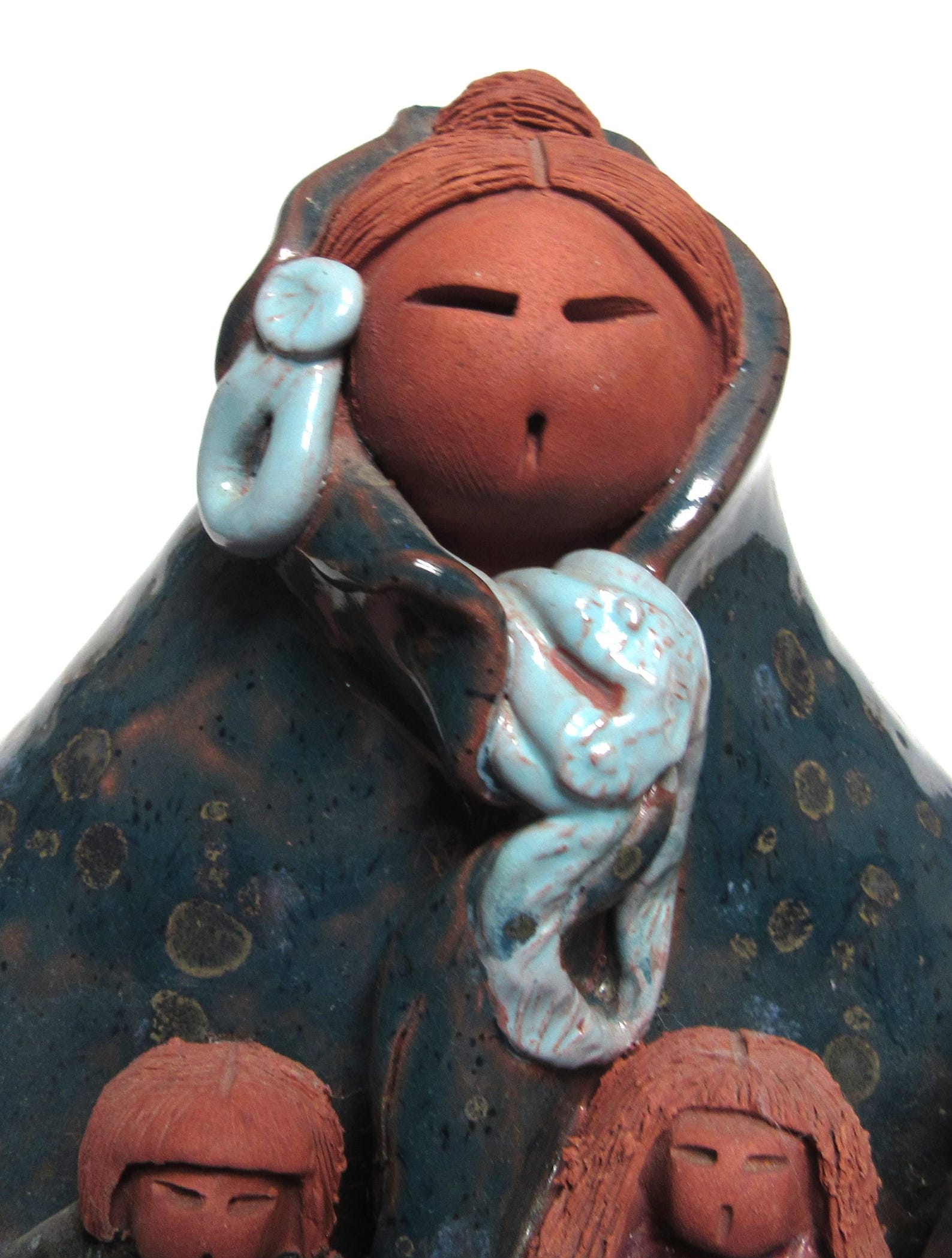 Vintage Esta Bain Art Pottery Storyteller Figure Native American - Etsy