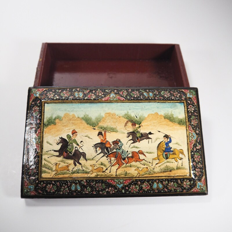 Lacquer Trinket Box - Etsy