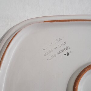 La Musa Vintage Hand Painted Pottery Made in Italy Vibrant Color/floral ...