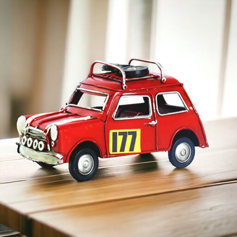 Retro Tin Plate Model Car, Old Retro Car Model, Desk Car Model, Gift ...