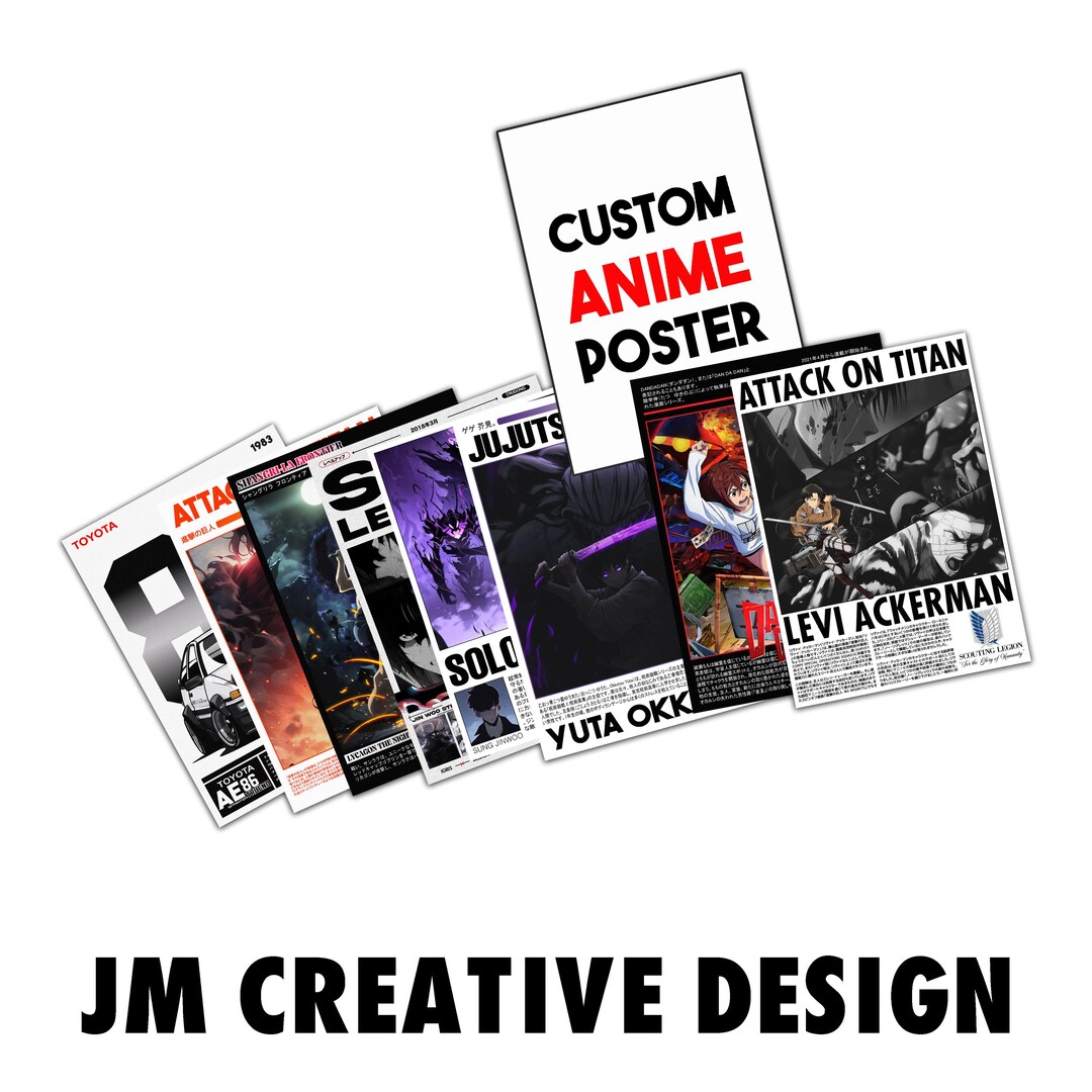 Custom Poster, Custom Anime Poster, Custom Anime Print , Anime Poster ...