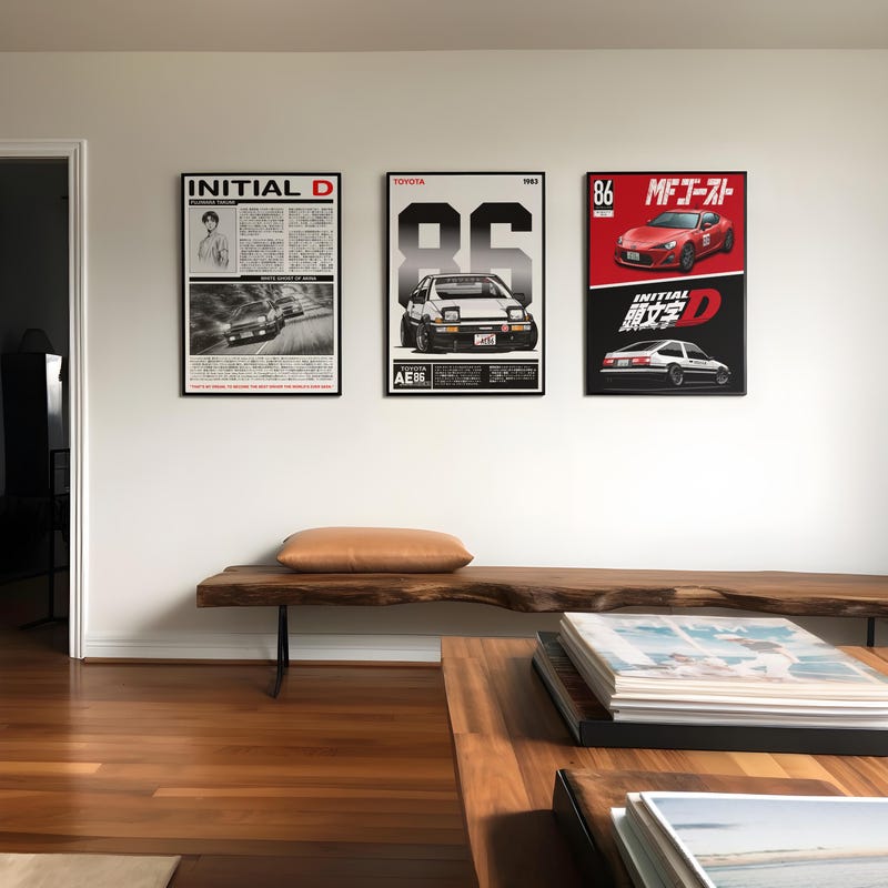 Initial Poster - Etsy