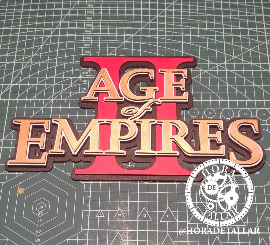 Age of Empires 2 Logo Laser Cutting File SVGDXFAI Multilayer - Etsy
