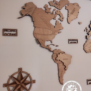 Laser cut file - Mapa mundi MultiLenguaje (Es-En-Fr-It) archivo SVG+DXF ...