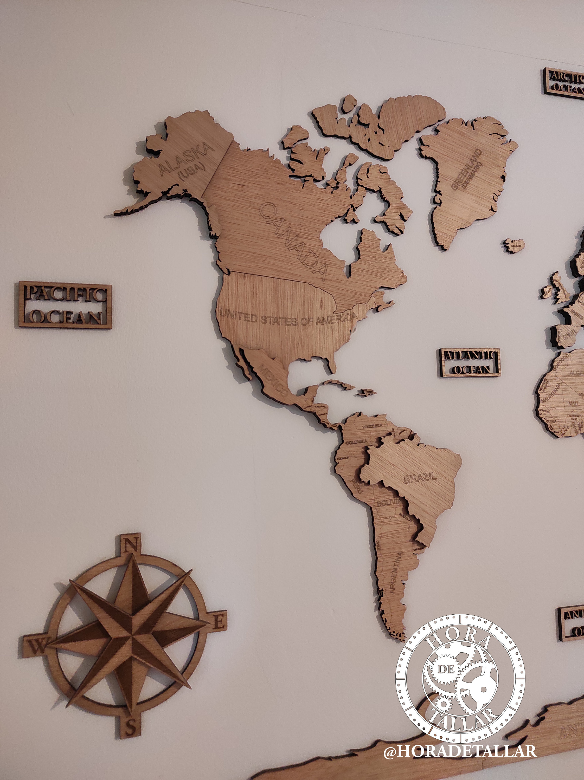 Laser cut file - Mapa mundi MultiLenguaje (Es-En-Fr-It) archivo SVG+DXF ...