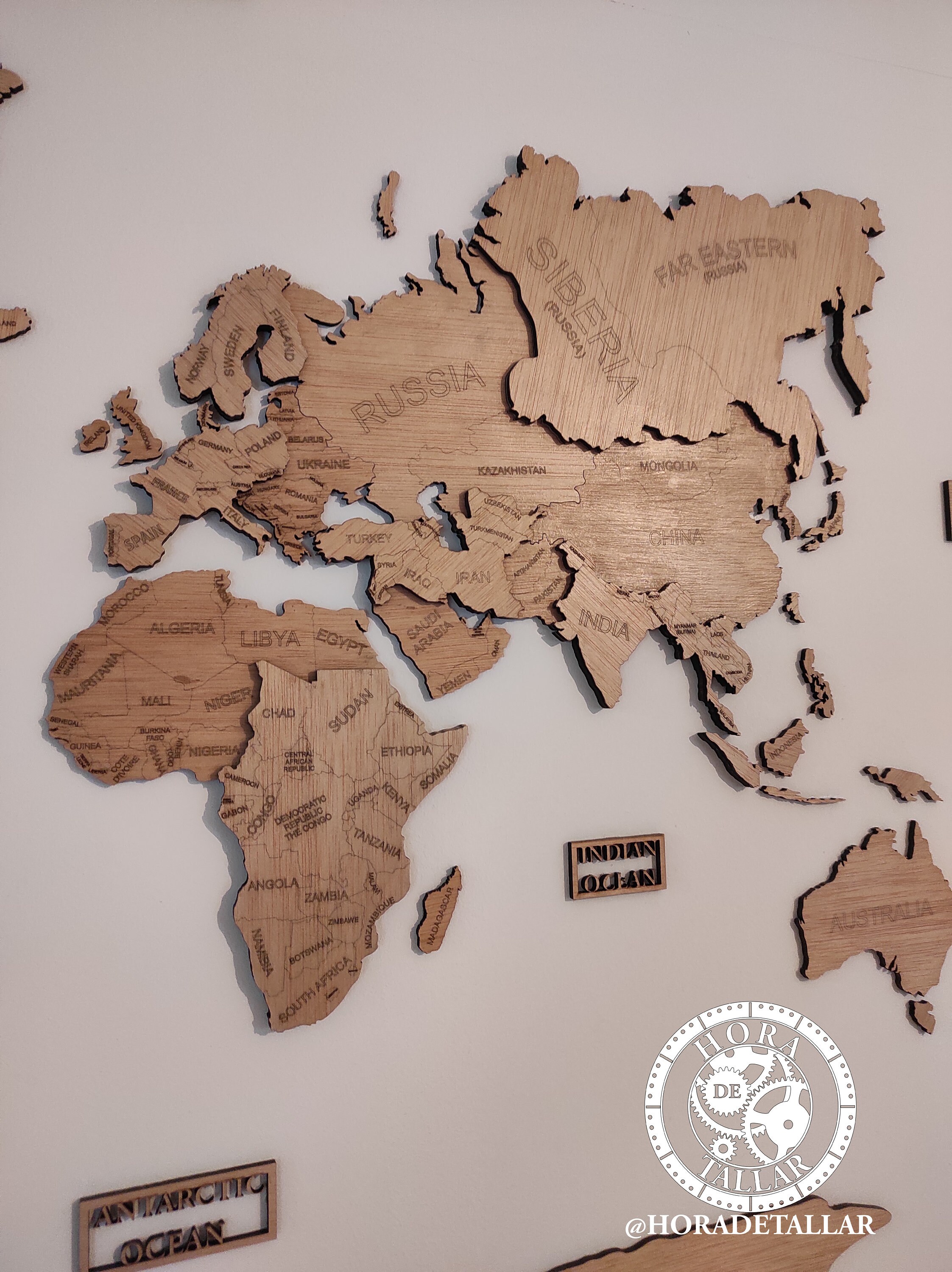 Laser cut file - Mapa mundi MultiLenguaje (Es-En-Fr-It) archivo SVG+DXF ...