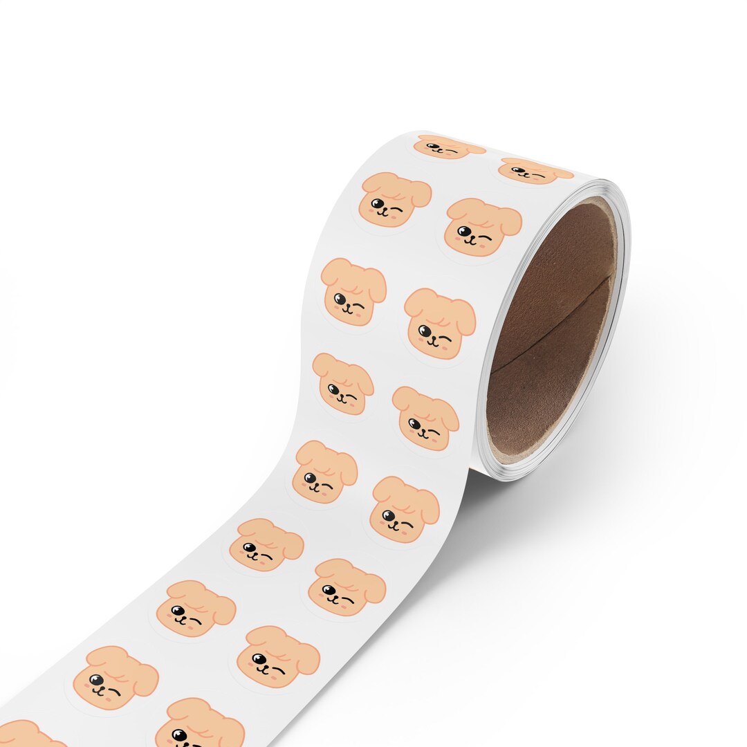 Rolls of Han Quokka SKZOO Round Adhesive Labels, Personalized Labels, K ...