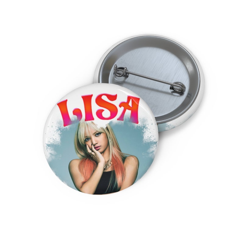 Personalized Lisa Badge From BLACKPINK Unique K-pop Fashion Accessory ...