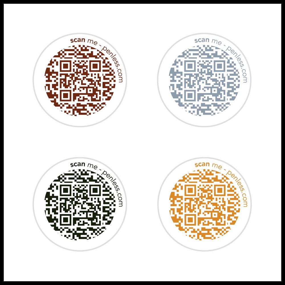 DIY QR Code Circle Stickers for Craft Projects and Scrapbooking, Add ...