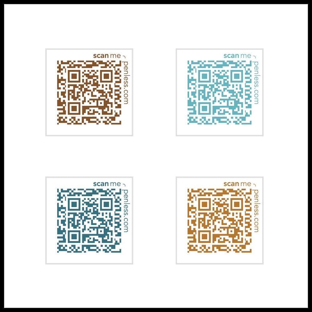 DIY QR Code Square Stickers for Craft Projects and Scrapbooking, Add ...
