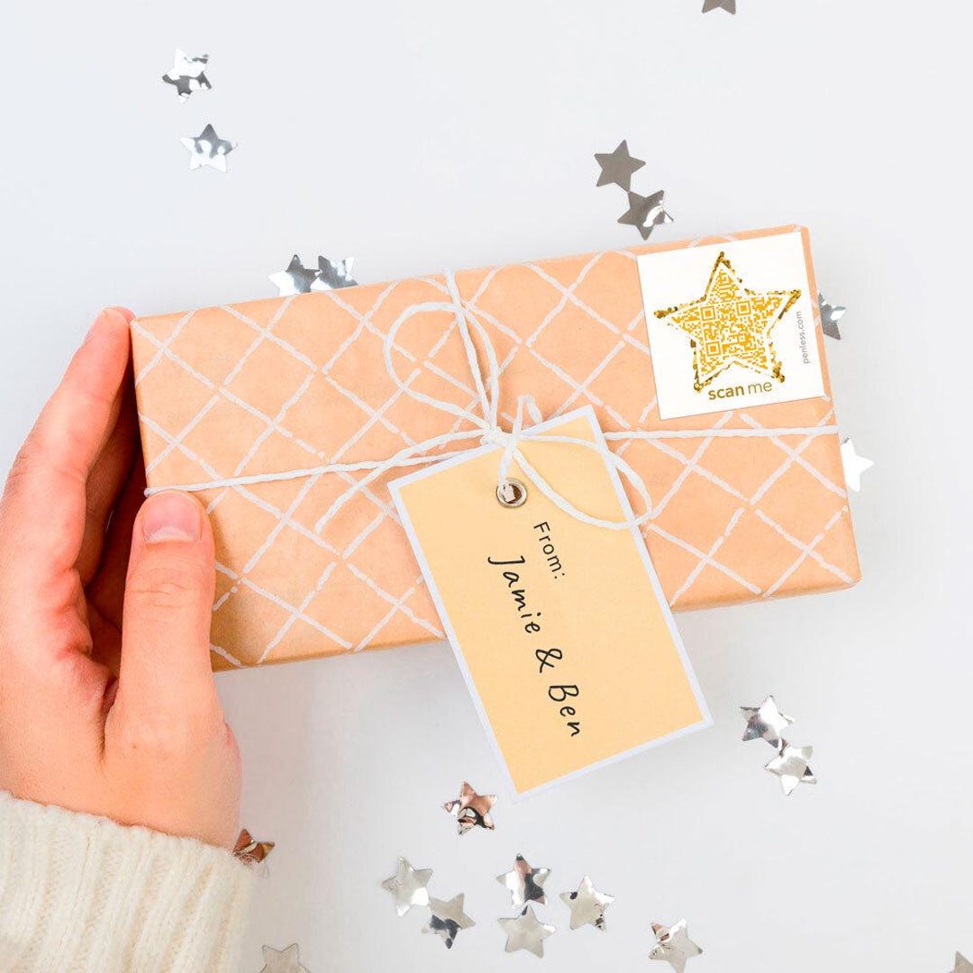 QR Code Stickers in Star Shapes, Add Your Own Video to These Stickers ...