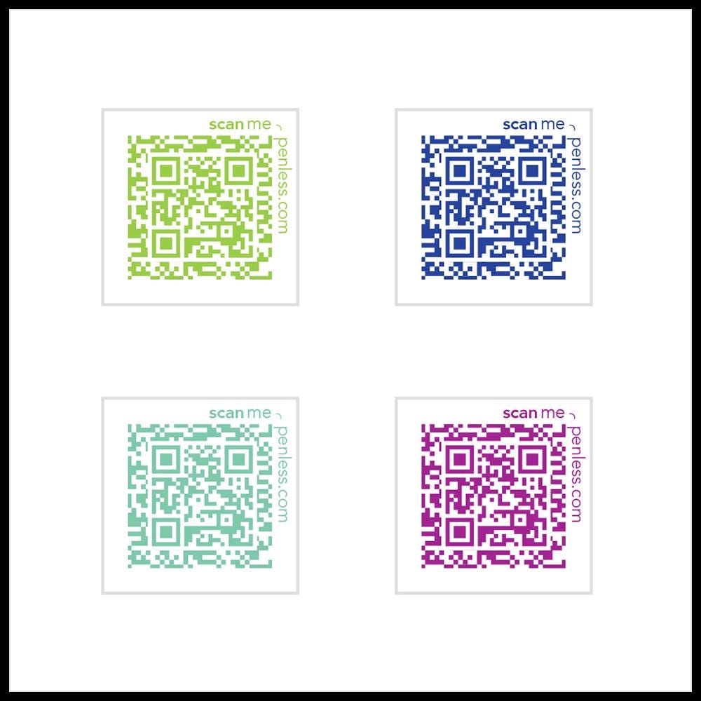 DIY QR Code Square Stickers for Craft Projects and Scrapbooking, Add ...