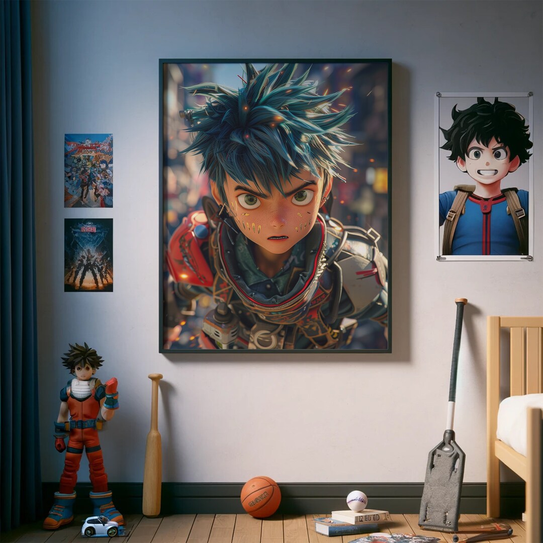 Anime Character Posters: Vibrant Manga Art Prints (digital Download) - Etsy