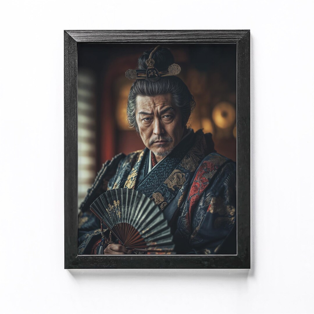 The Honorable Daimyo Noble Japanese Wall Art Portrait Poster Print - Etsy