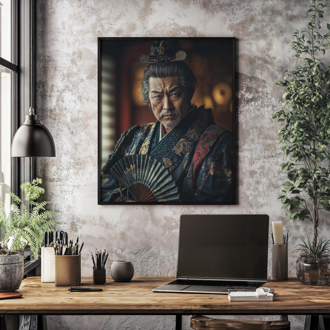 The Honorable Daimyo Noble Japanese Wall Art Portrait Poster Print - Etsy