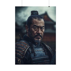 The Silent Guardian Japanese Wall Art Samurai Bodyguard Poster Print - Etsy