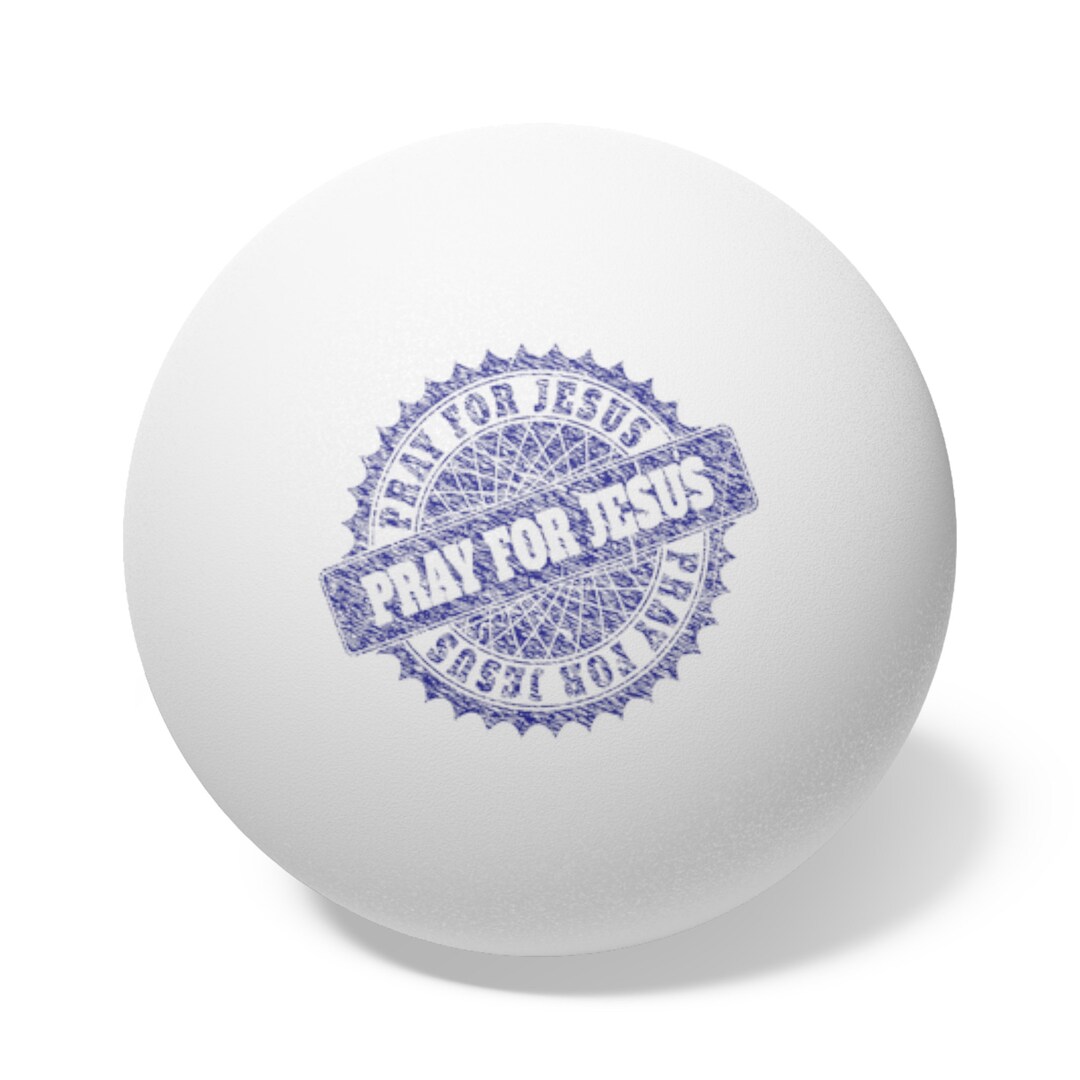 Pray for Jesus Ping Pong Balls, 6pc Set - Christian Biblical Play ...