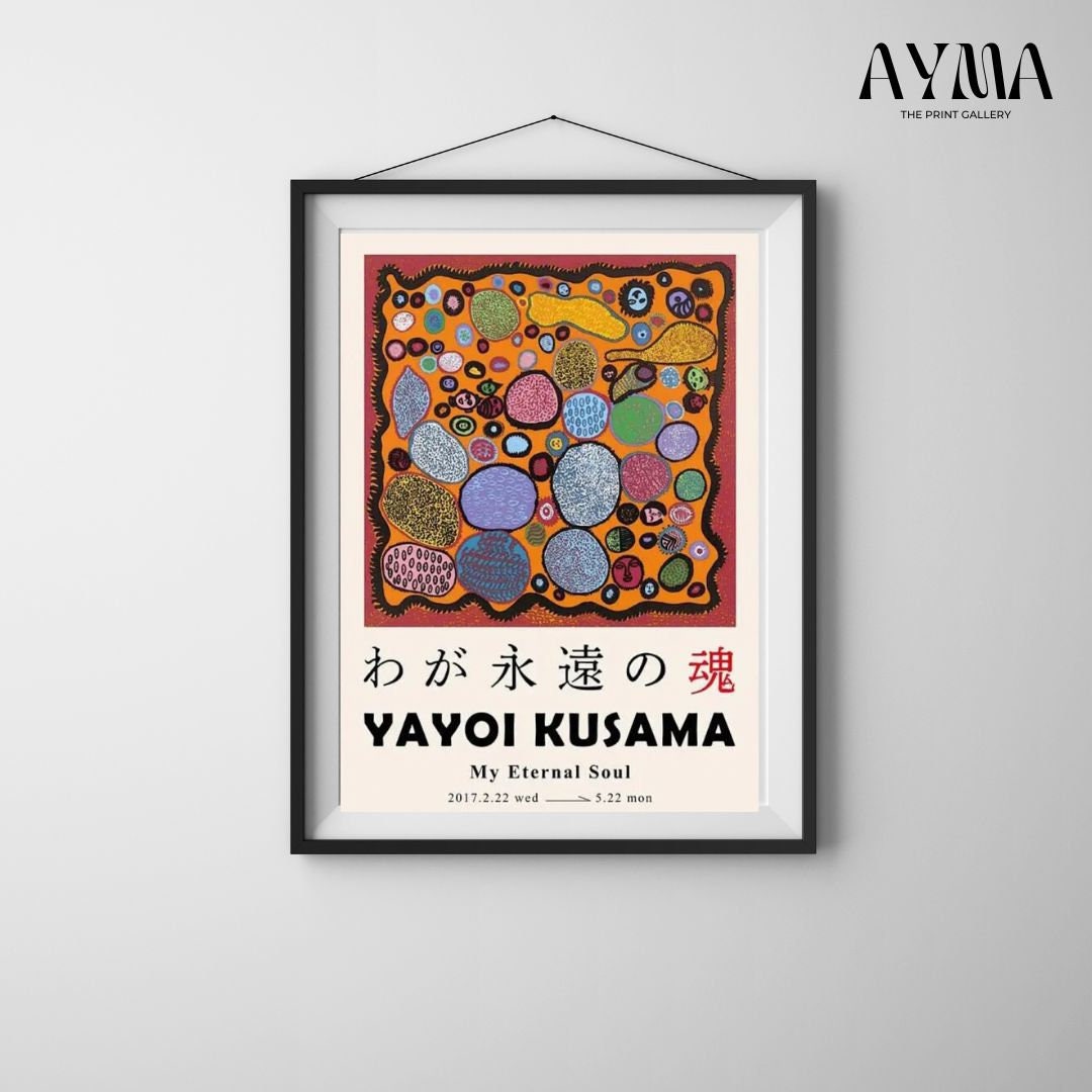 Yayoi Kusama Poster / Minimal Poster / Japanese Print - Etsy