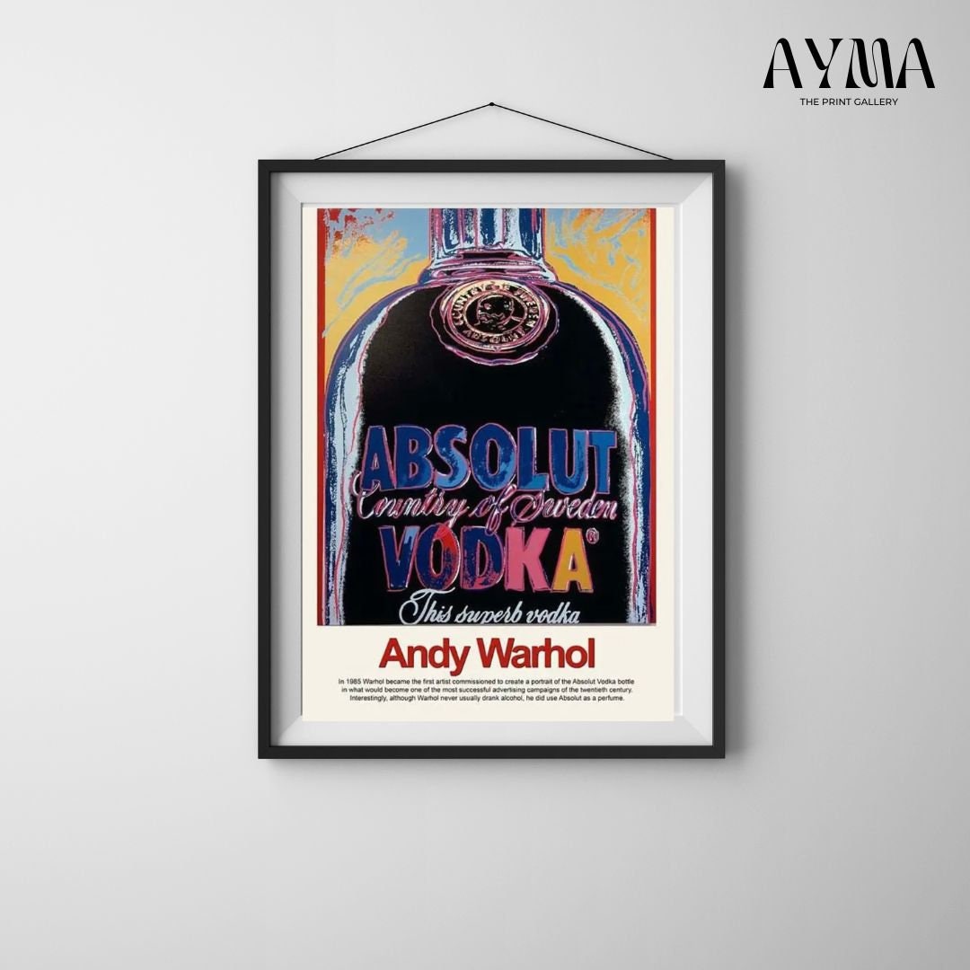 Andy Warhol Poster / Absolut Vodka Poster / Pop Art Print - Etsy UK