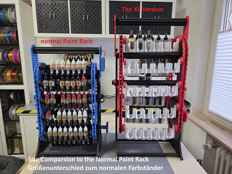 Paint Rack XL STL, for Paints With 60ml Bottles or Other Things - Etsy
