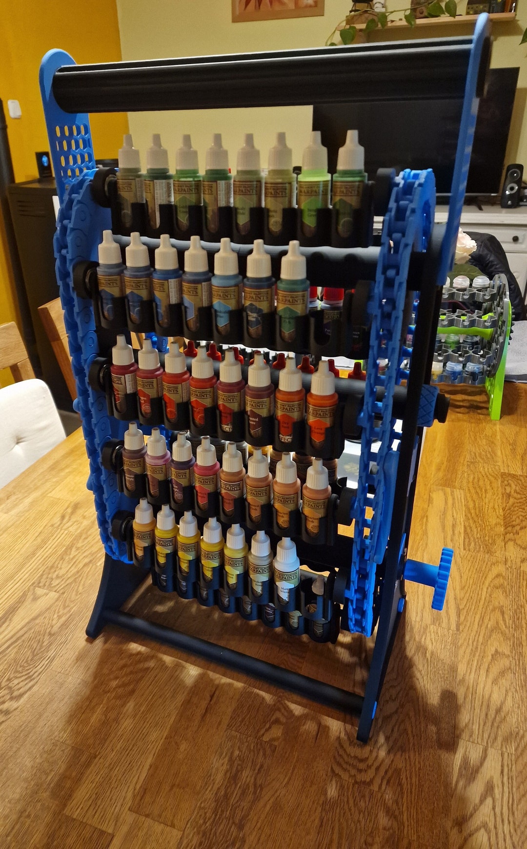 Paint Rack STL, Paints, Army Painter, Vallejo, 3D Print - Etsy